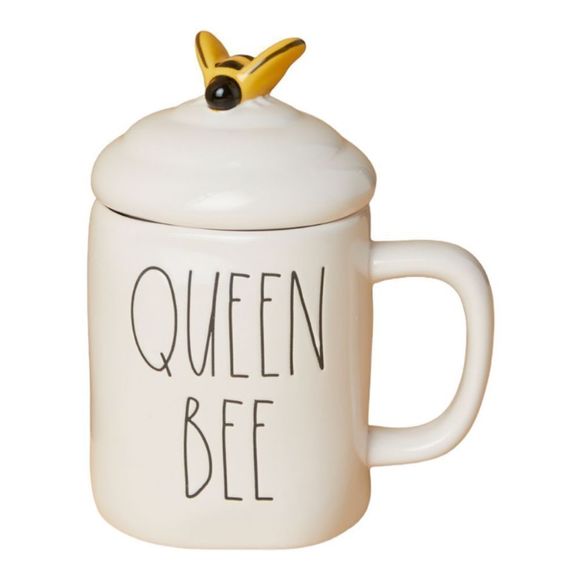 Rae Dunn | Dining | Rae Dunn Queenbee Mug Withbumble Bee Topper | Poshmark